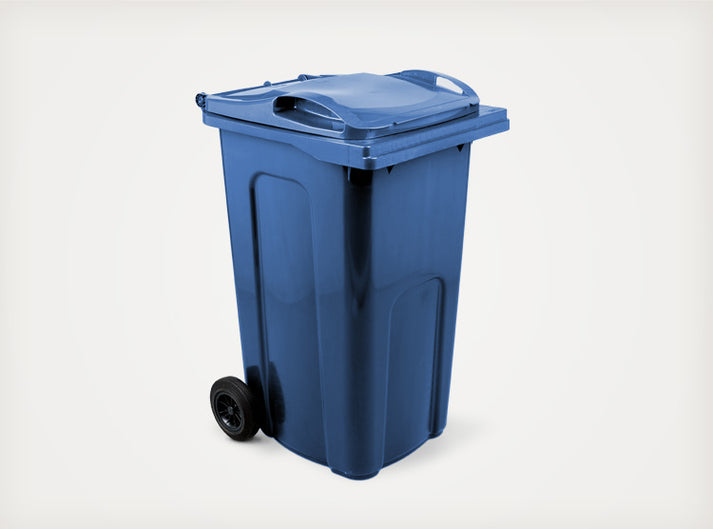 240 Litre Household Council Wheelie Bin | Blue | MGB – BuildersMerchant.com