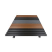 Midnight Black Composite Slatted Cladding Board | 2.4m (8ft ...