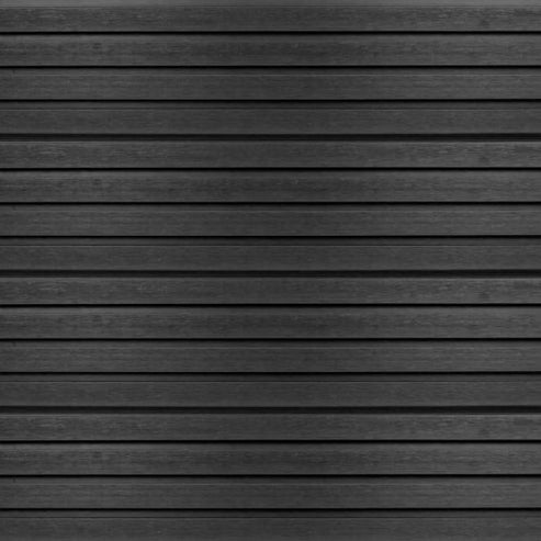 Midnight Black Composite Slatted Cladding Board | 2.4m (8ft ...