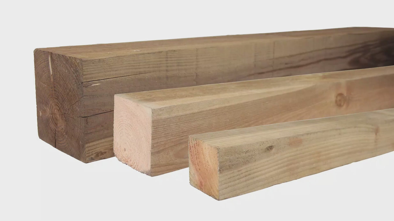 Treated Timber Posts 6×6″ | 150mm x 150mm – BuildersMerchant.com