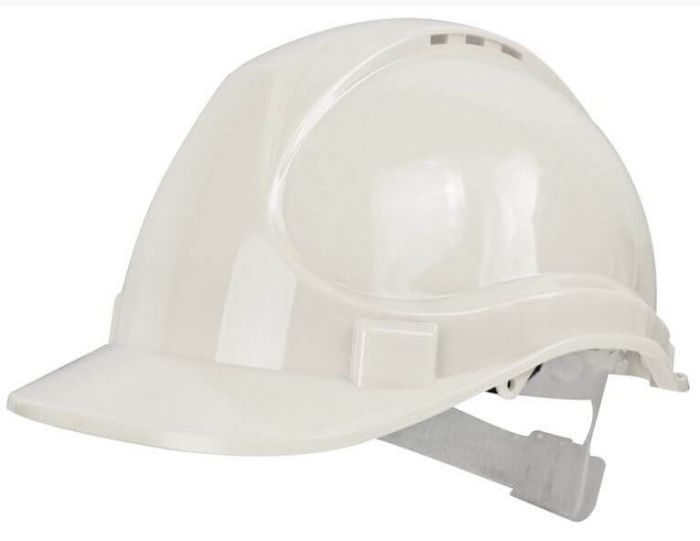 Safety Helmet White – BuildersMerchant.com